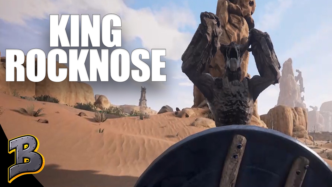 Fighting King Rocknose! Boss Fight! Conan Exiles Ep 12 - YouTube