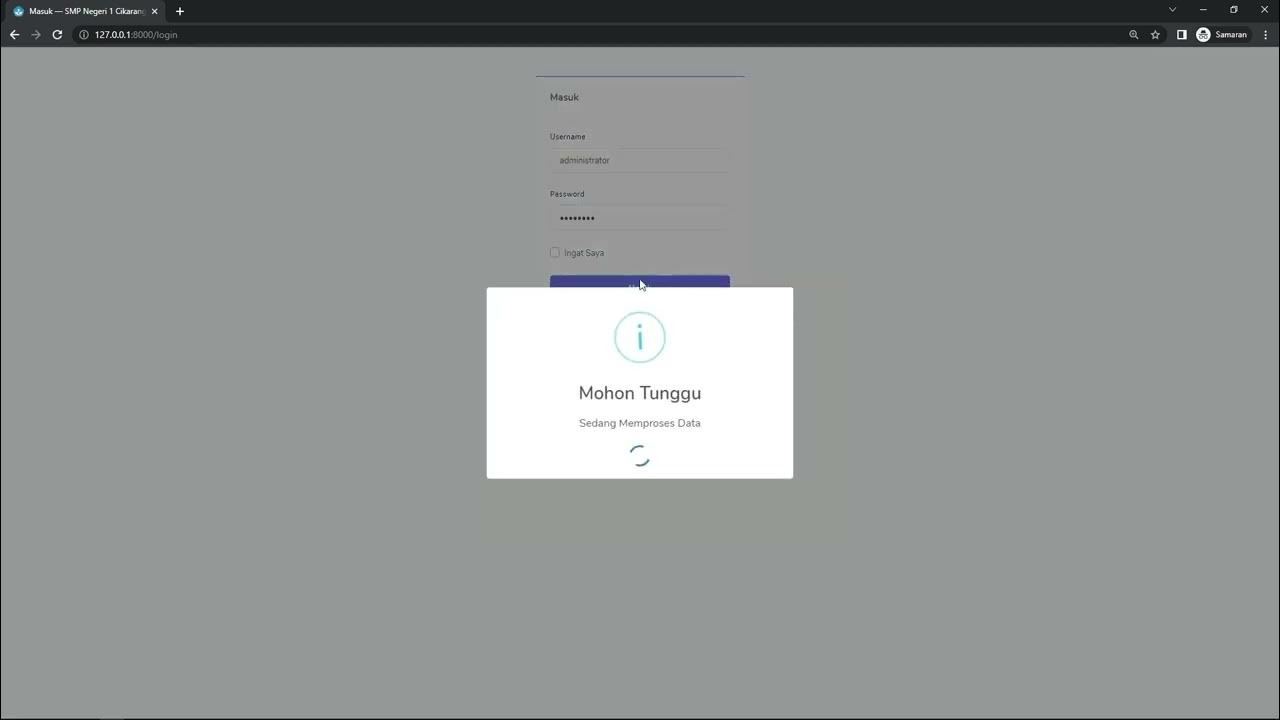 Demo Singkat Sistem Informasi Profil Sekolah Laravel 9 Youtube
