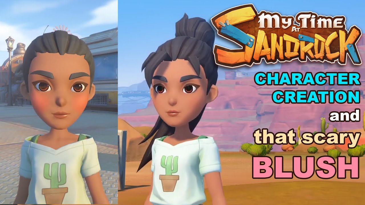 My Time at Sandrock - character creation: dealing with colors - YouTube