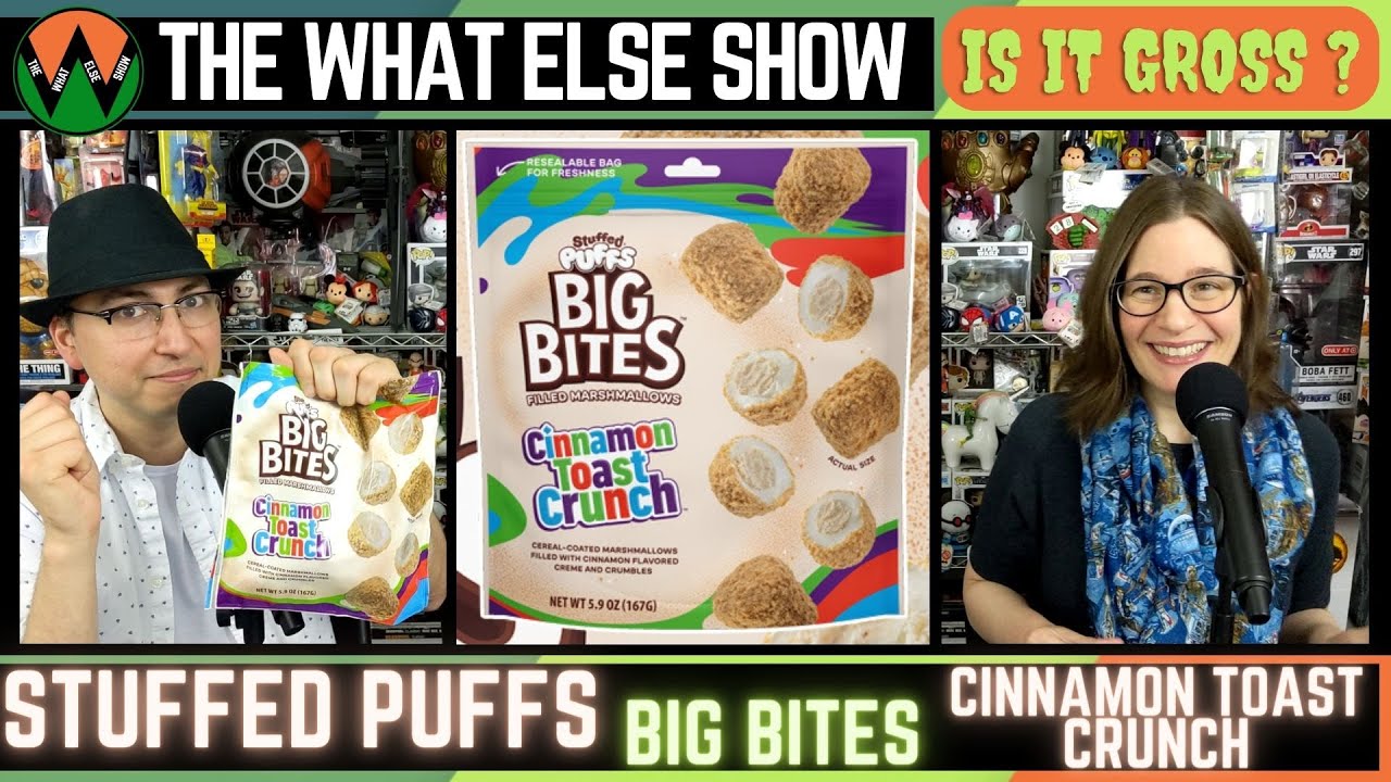 Stuffed Puffs Big Bites Cinnamon Toast Crunch | Is It Gross? - YouTube