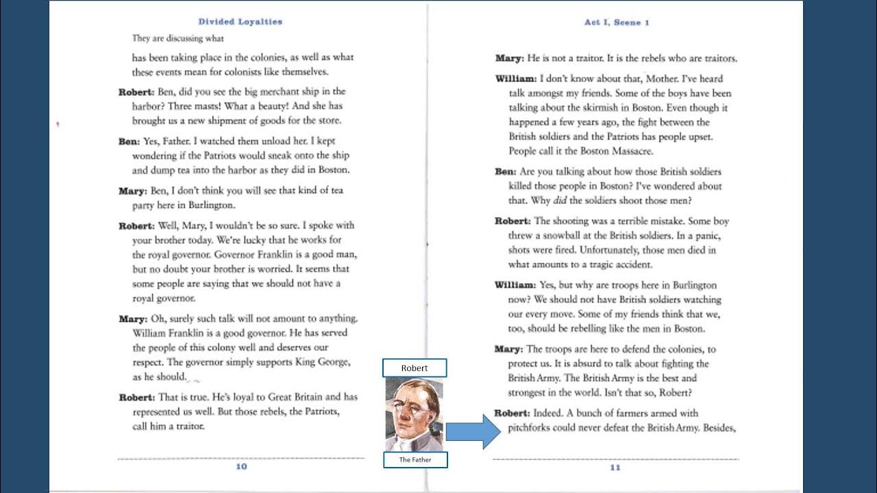 Unit 2 Divided Loyalties Act 1, Scenes 1 and 2 - YouTube