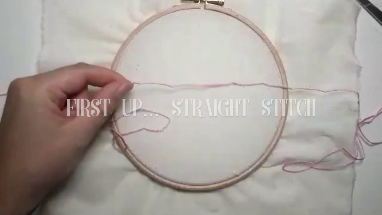 How-to Sew Along - Straight Stitch, Back Stitch and Satin Stitch ...