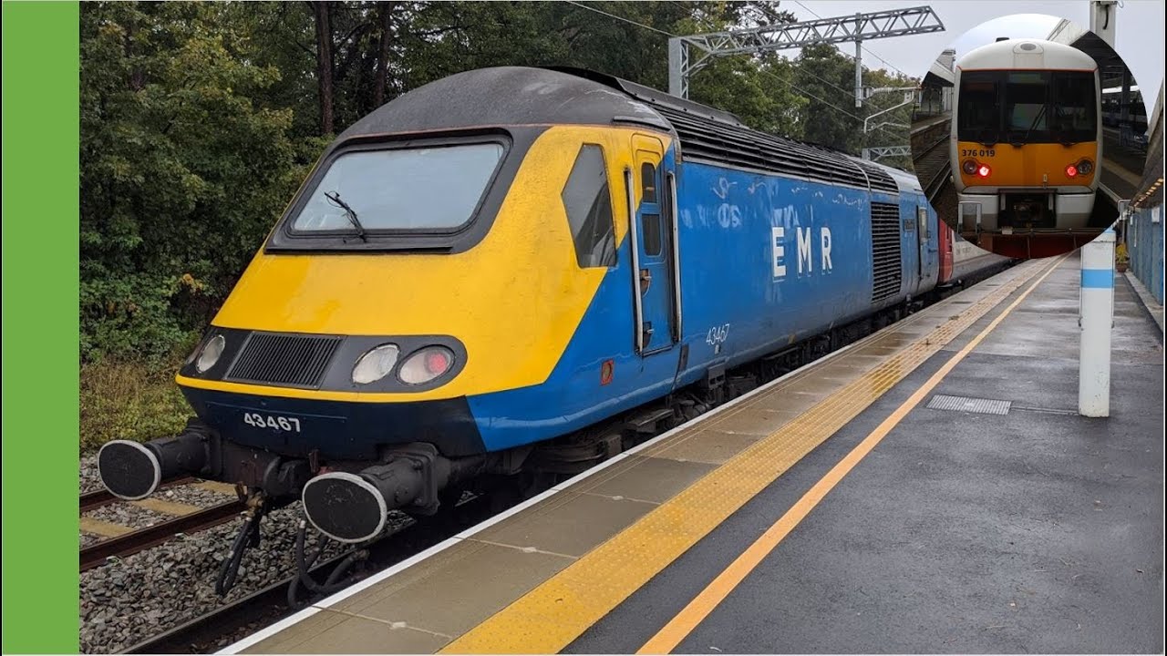 Trains at Corby - YouTube