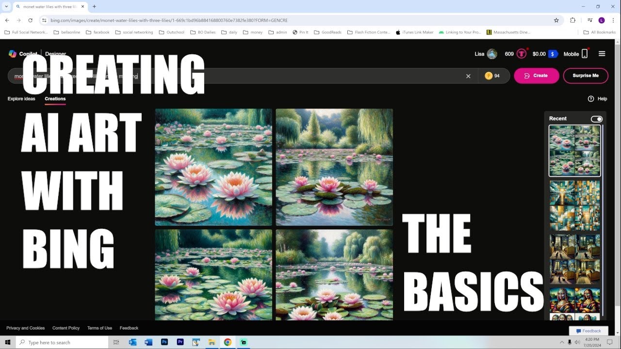 Creating AI Art with Bing - The Basics - YouTube