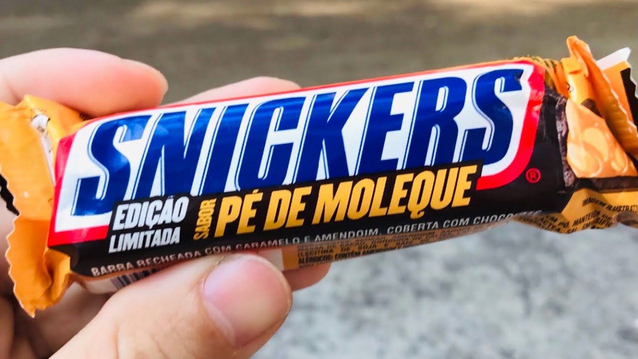 SNICKERS PÉ DE MOLEQUE É BOM? - YouTube