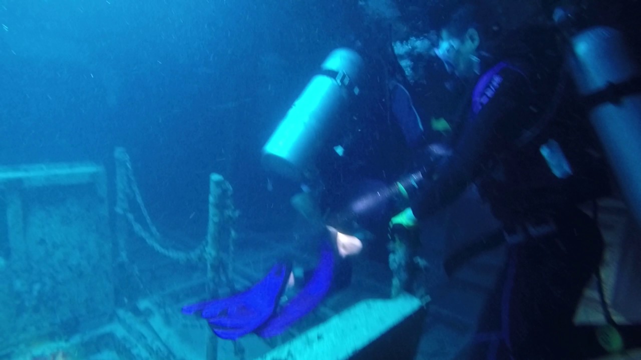 Vandenberg Wreck Dive 1 Part 1 - YouTube