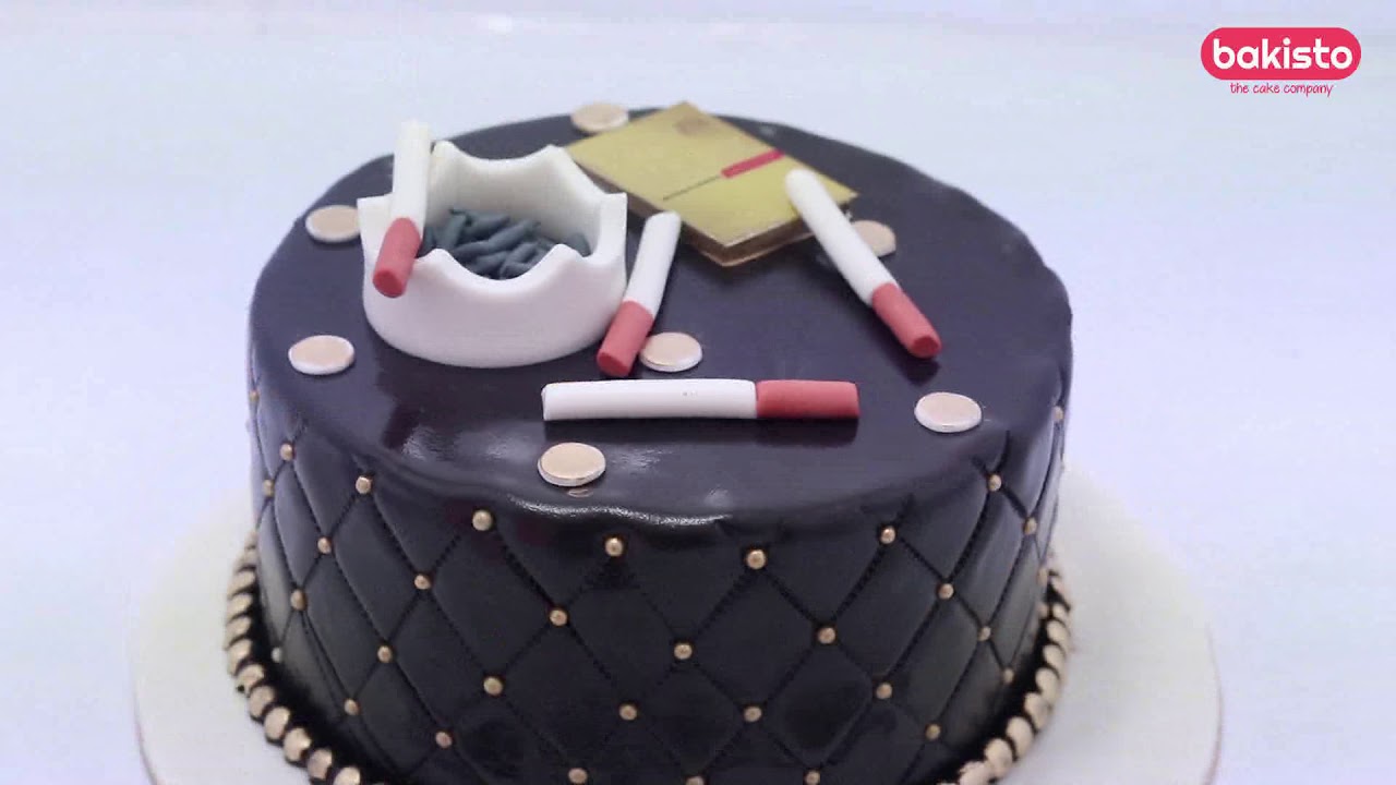 Cigarette Theme Cake by bakisto.pk - YouTube