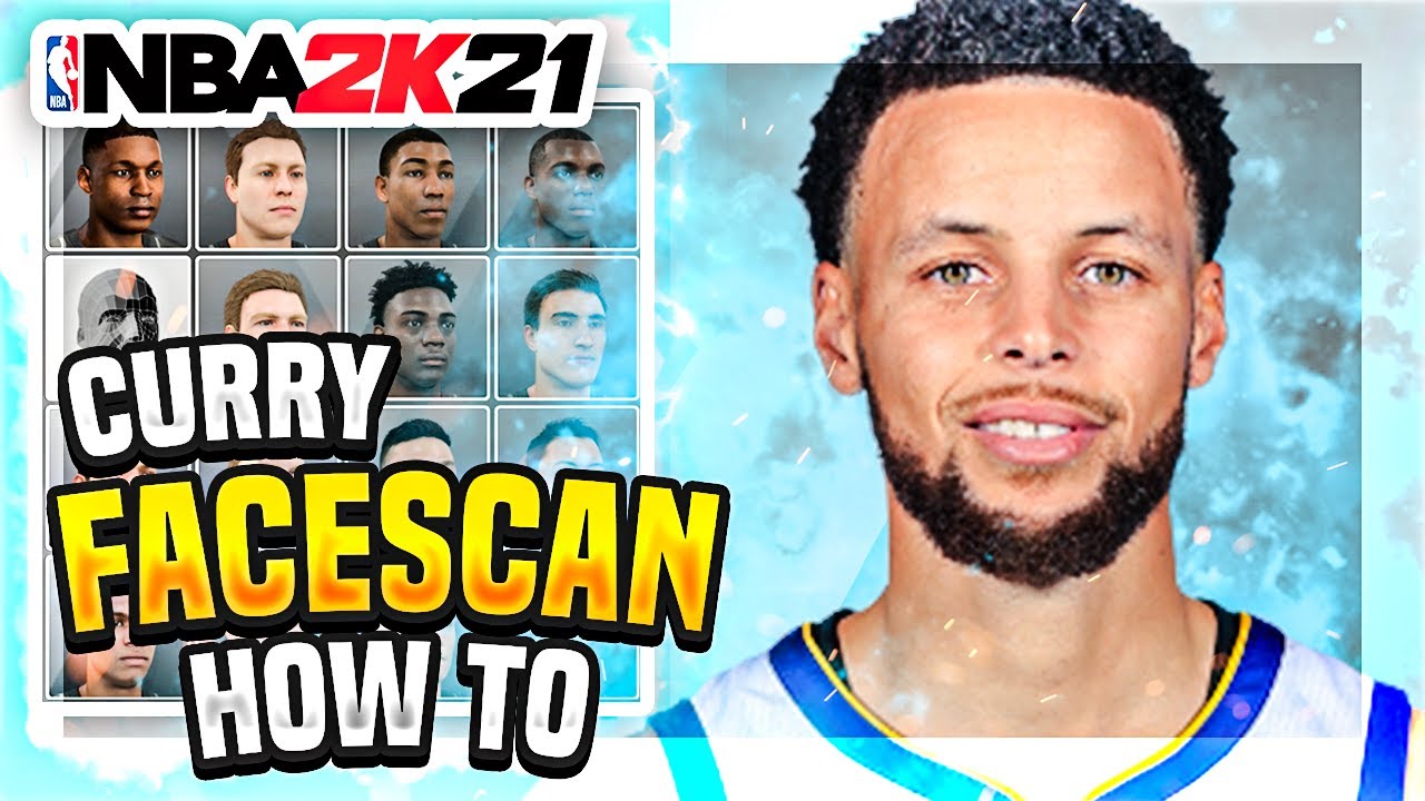NBA 2K21 HOW TO LOOK LIKE Steph Curry!! Steph Curry FACE SCAN/ FACE ...