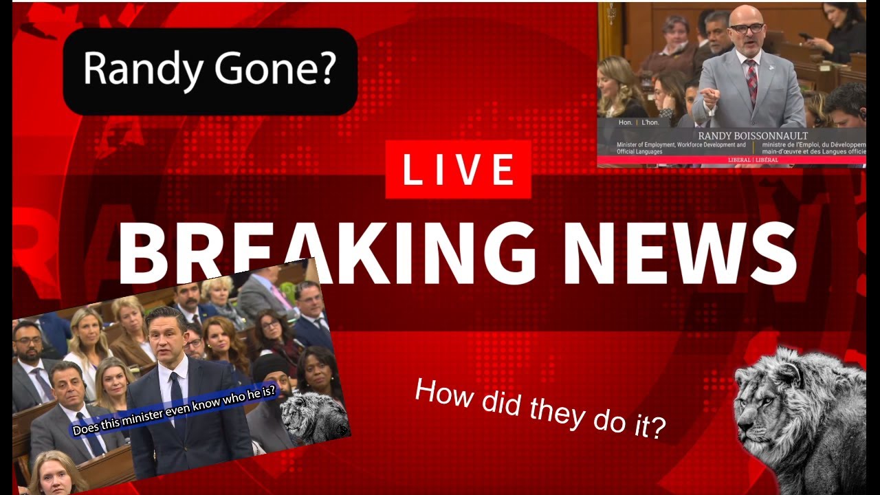 Randy Boissonnault is gone? How it was done.... - YouTube