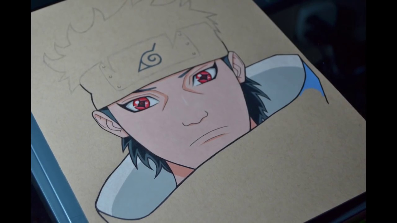 Drawing Shisui Uchiha - YouTube