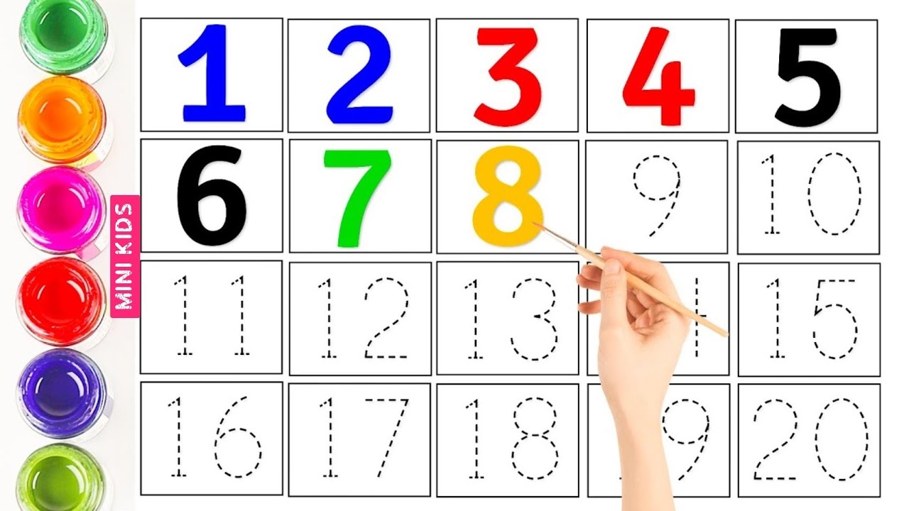 One Two Three | Kids Rhymes | 1 To 100 Counting | Learn To Count - YouTube