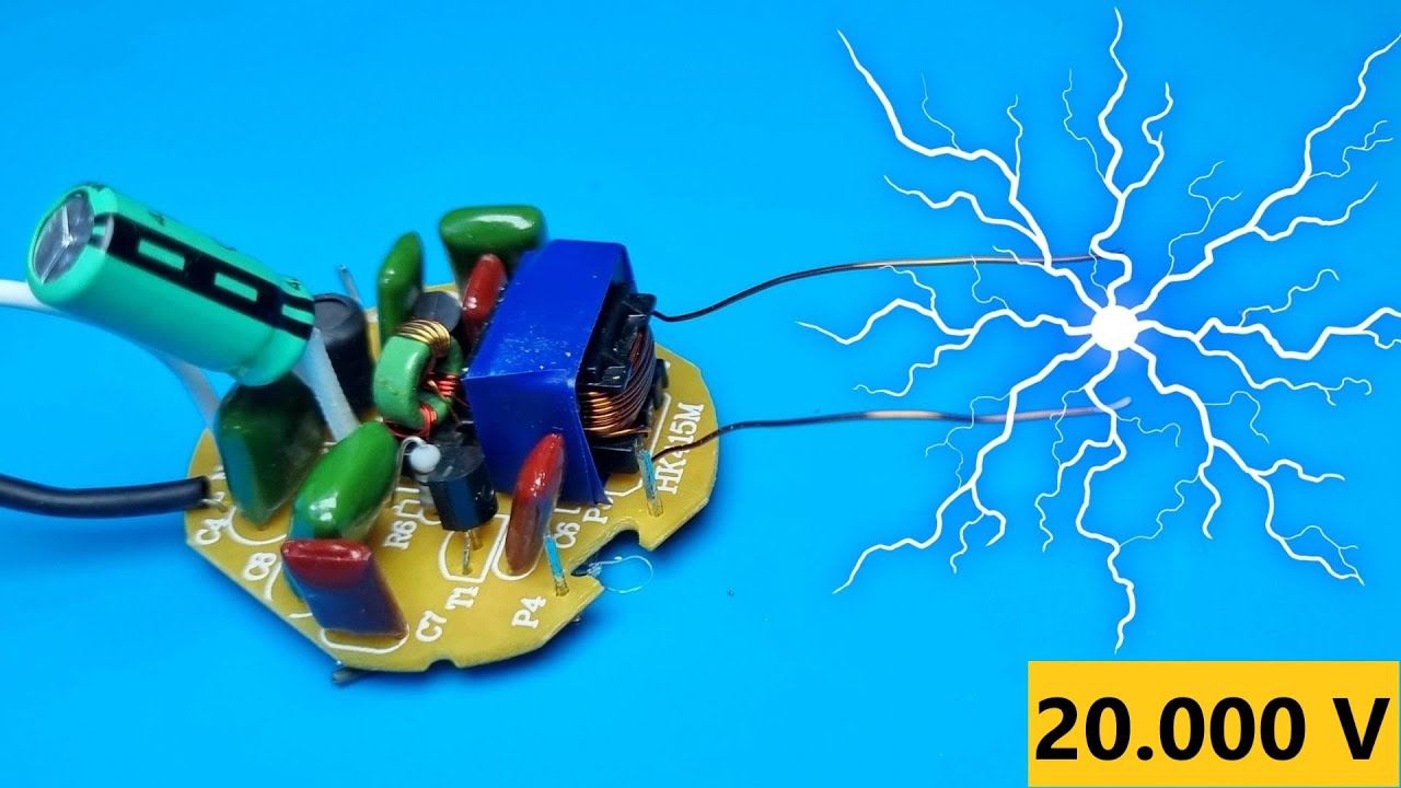 Unleash 20 KV Voltage: Transform Old CLF Lamp Driver at Home - YouTube