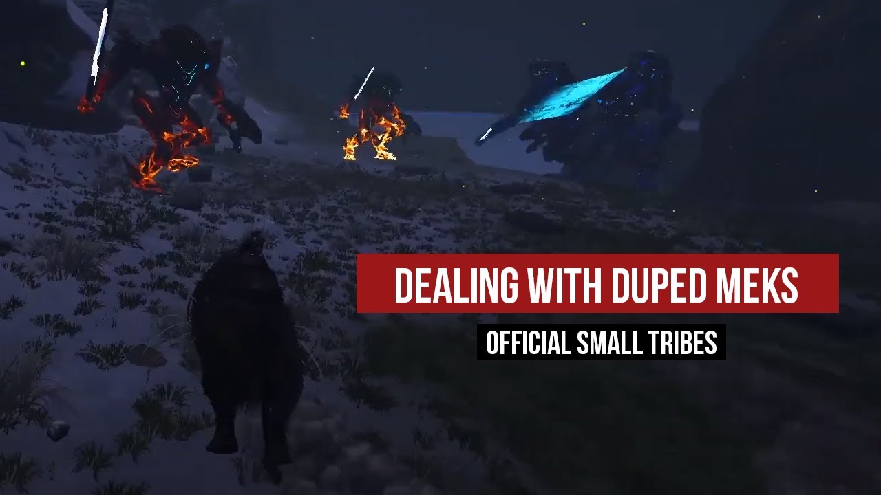 ARK Official Small Tribes - Dealing With Duped Meks - YouTube