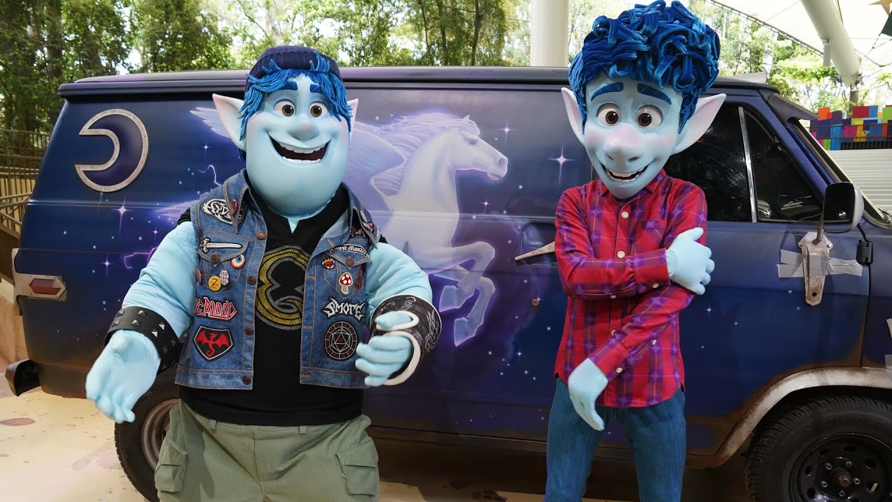 Ian & Barley "Onward" Meet at Pixar Pals Playtime Party - Pixar Fest ...