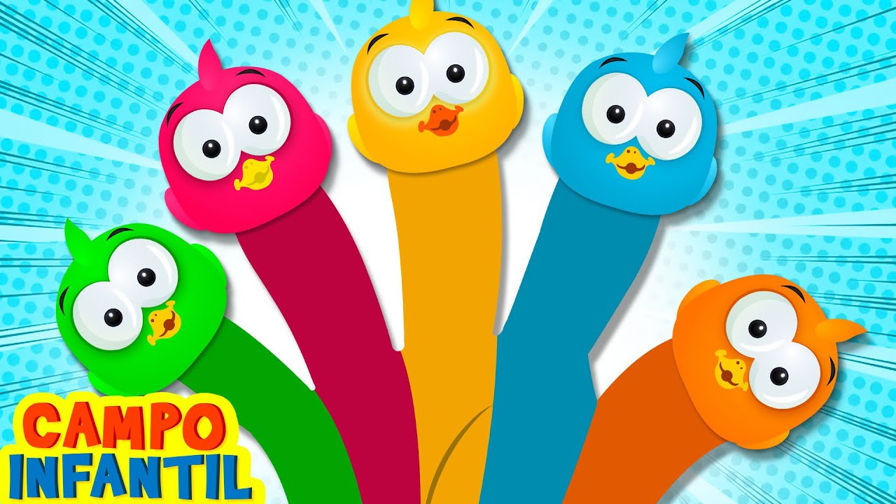 Pato Familia de dedos | Canciones de la familia Finger | Learn to count ...