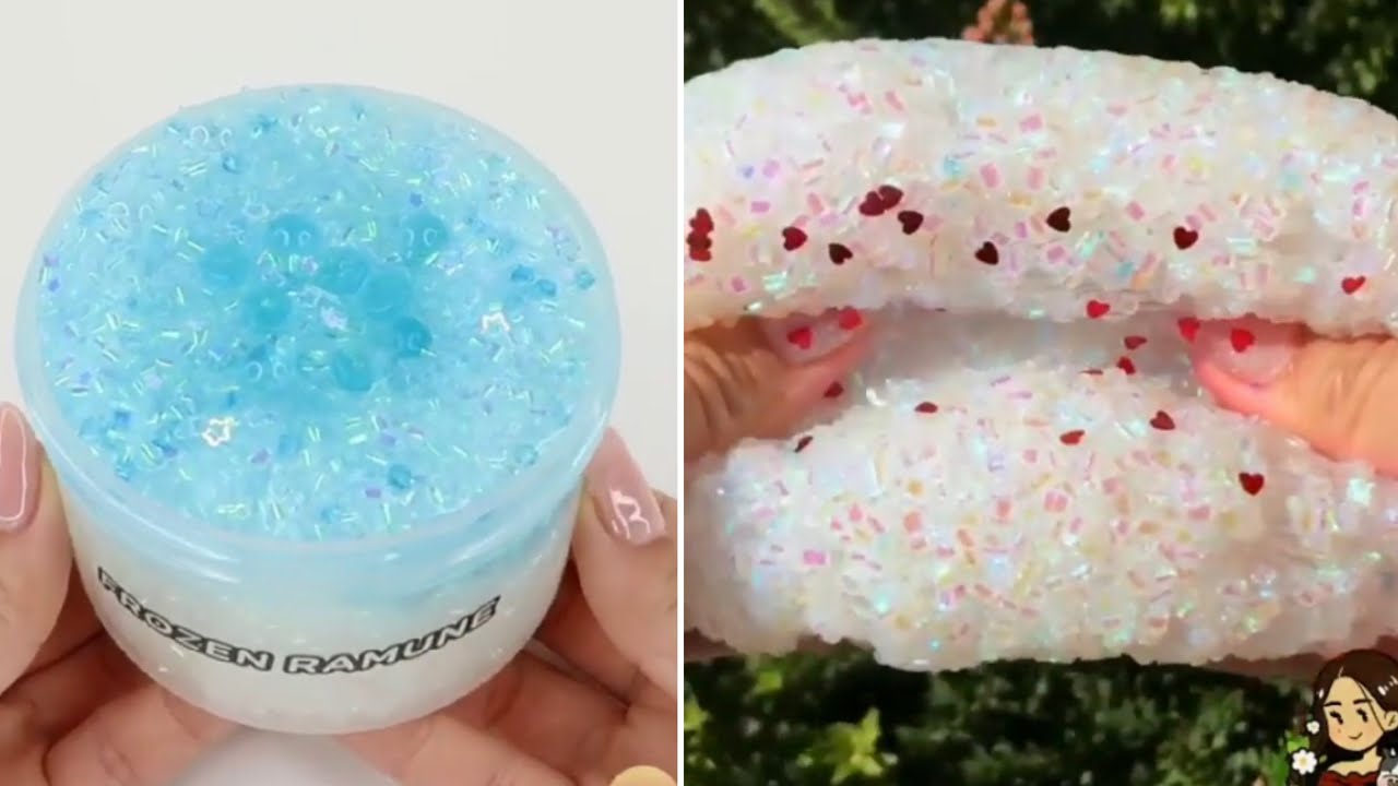 Crunchy Bingsu slime ASMR Compilation - YouTube