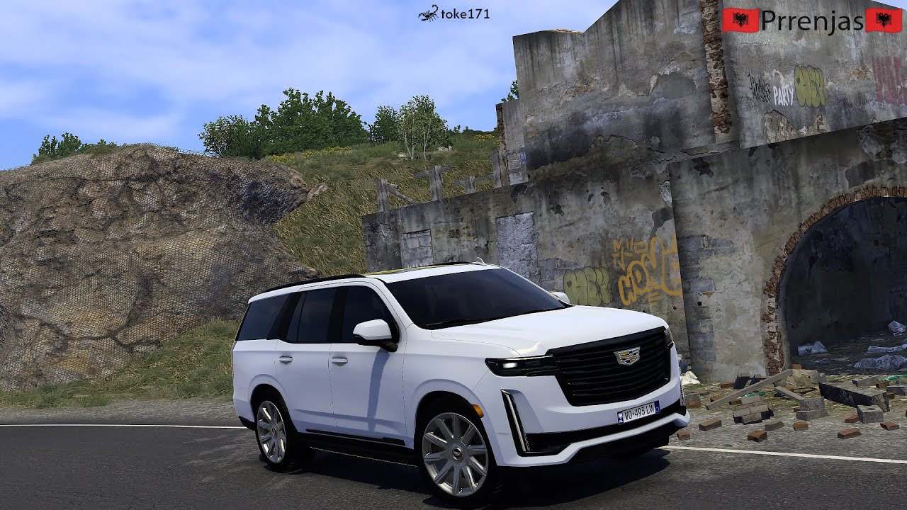 [ETS2 1.49] Cadillac Escalade 2021 | Prrenjas,Albania - West Balkans ...