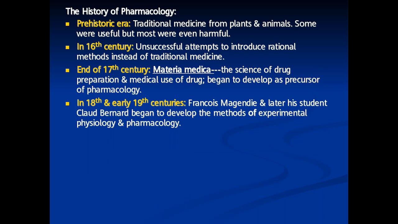 Introduction to pharmacology (official slideshare) #3rd year guide ...