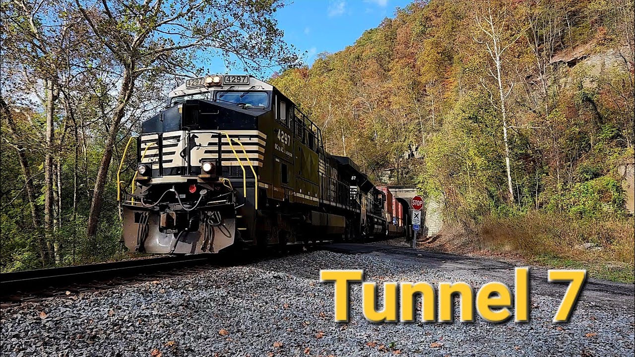NS Tunnel 7 Crum WV - YouTube