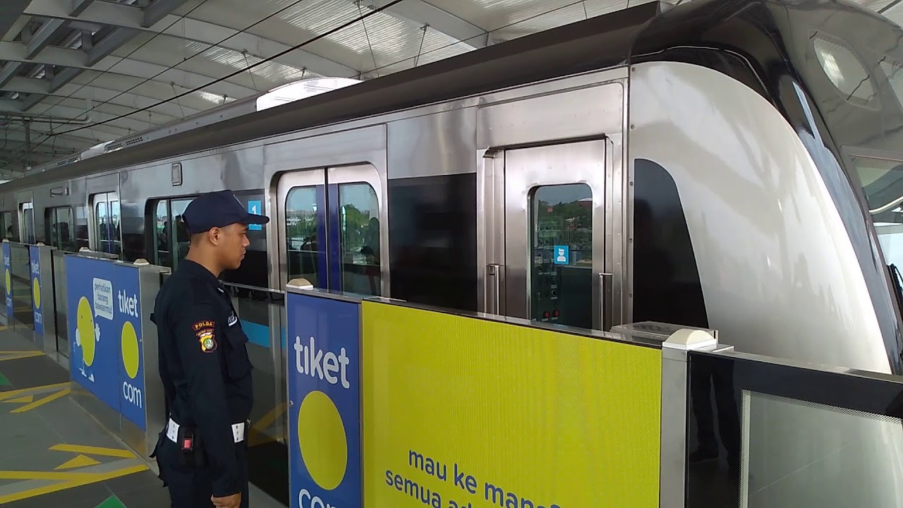 Trial Run MRT Jakarta - YouTube