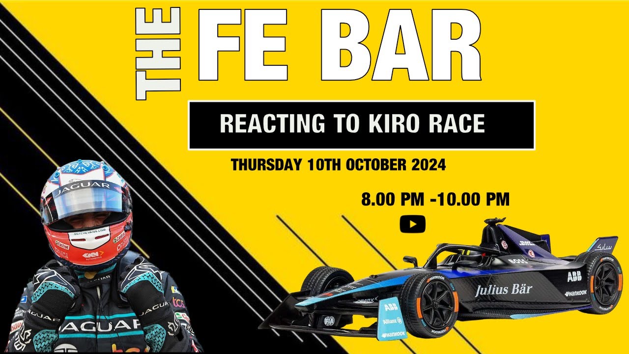 RACE KIRO AND GOLDEN LAP REACTION : THE FE BAR - YouTube