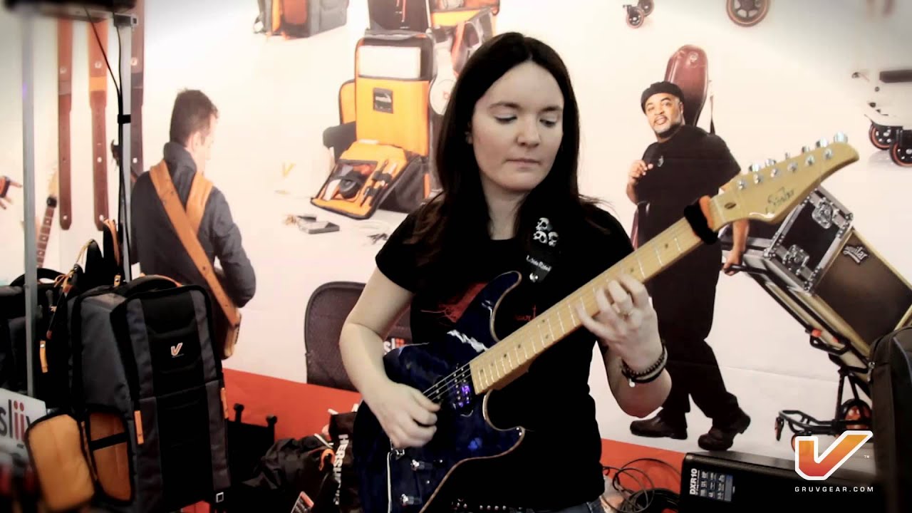 Anouck Andre performs at the Gruv Gear booth at Musikmesse 2013 (Part 2 ...