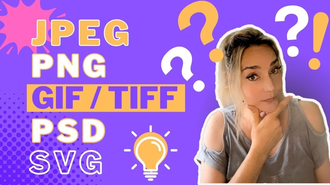 Bildformate einfach erklärt - PNG, JPEG, GIF, TIFF, SVG, PSD - das sind ...