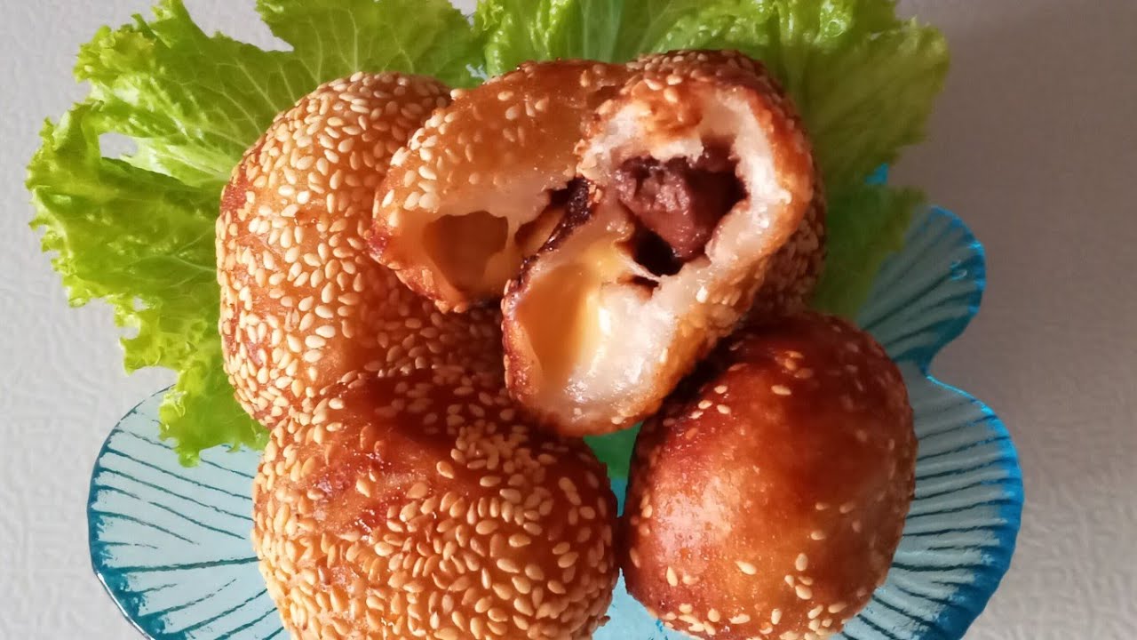 BUCHI/BUCHI WITH FLAT TOPS AND CHEESE FILLING - YouTube