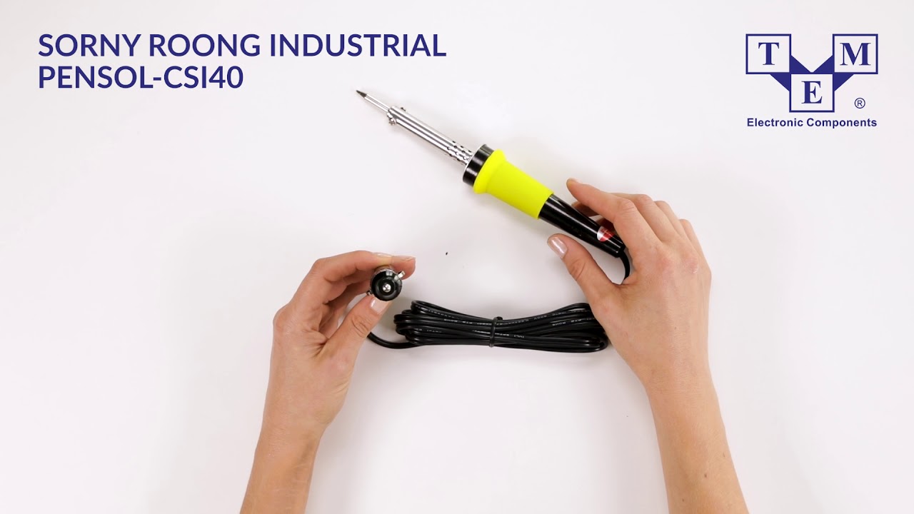 PENSOL CSI40 soldering iron UNBOXING - YouTube