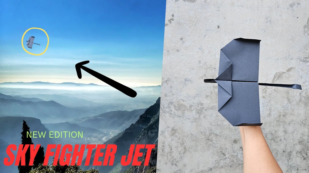 Teach You How To Fold An Asymmetrical Paper Airplane That Will Never ...