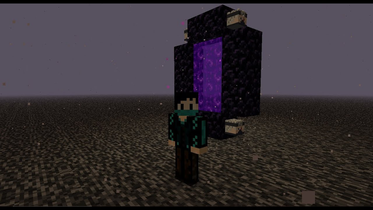 How to Get to The Nether Roof in Minecraft - YouTube