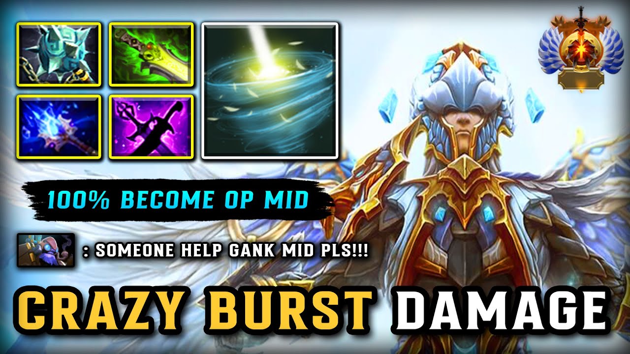 CRAZY BURST DAMAGE MID Skywrath Mage | Aghs Scepter + Ethereal Blade ...