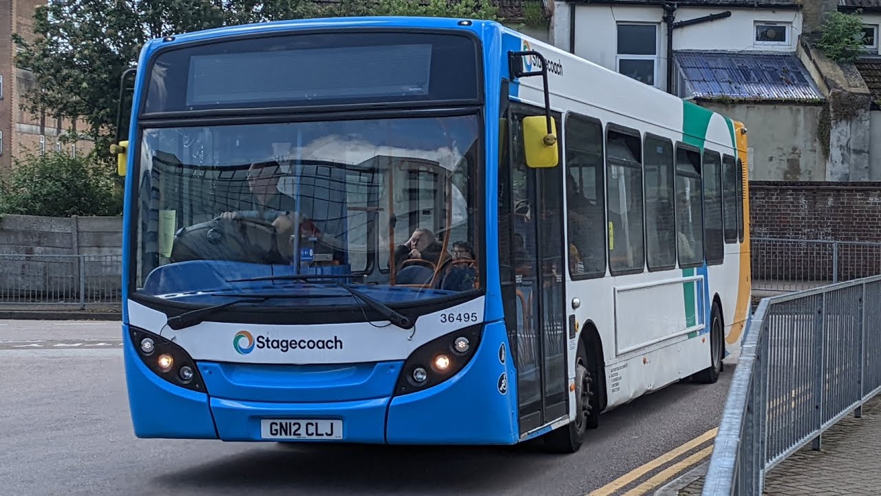 Stagecoach South East GN12 CLJ 36495 Enviro200 - YouTube