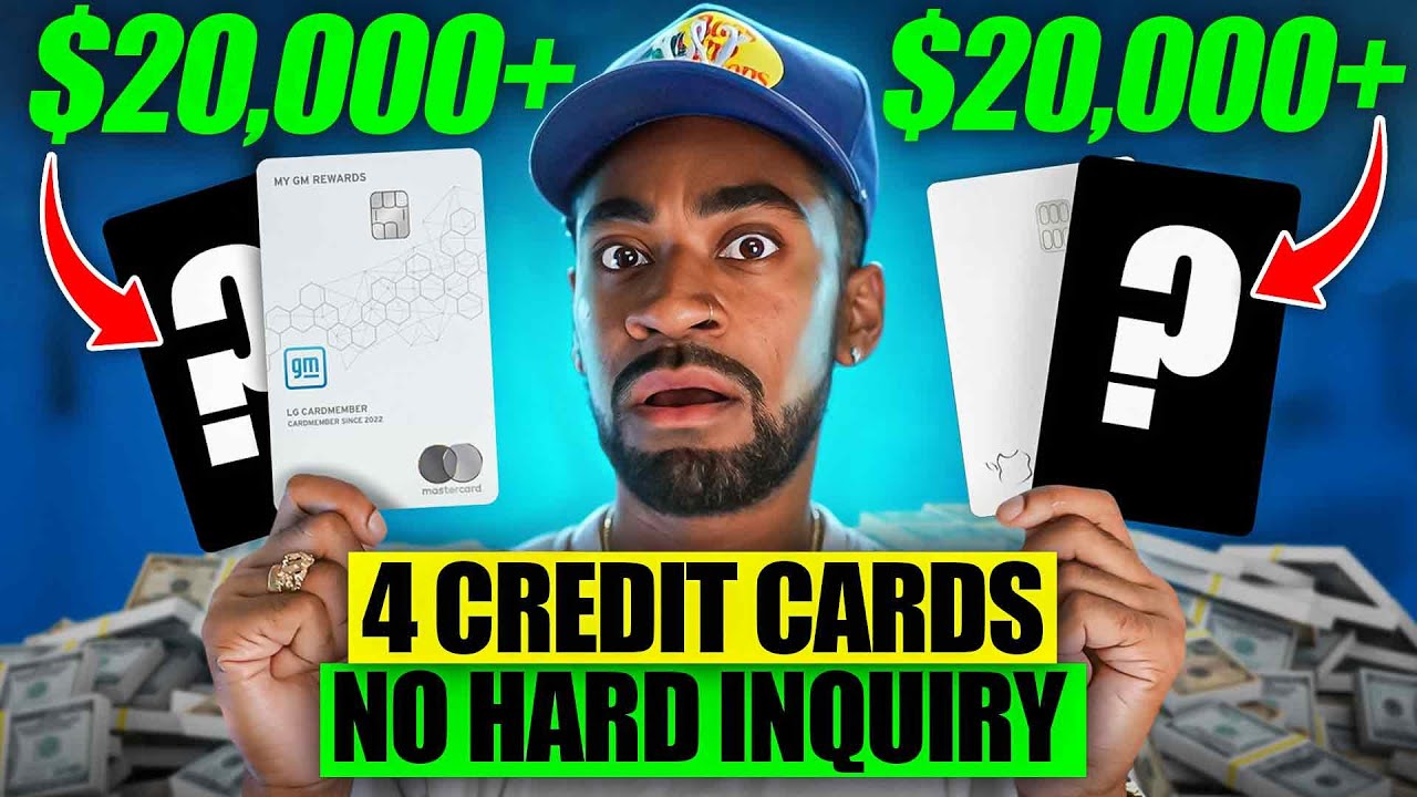 HOW TO GET 4 CREDIT CARDS WITH NO HARD INQUIRY (SOFT PULL ONLY) - YouTube