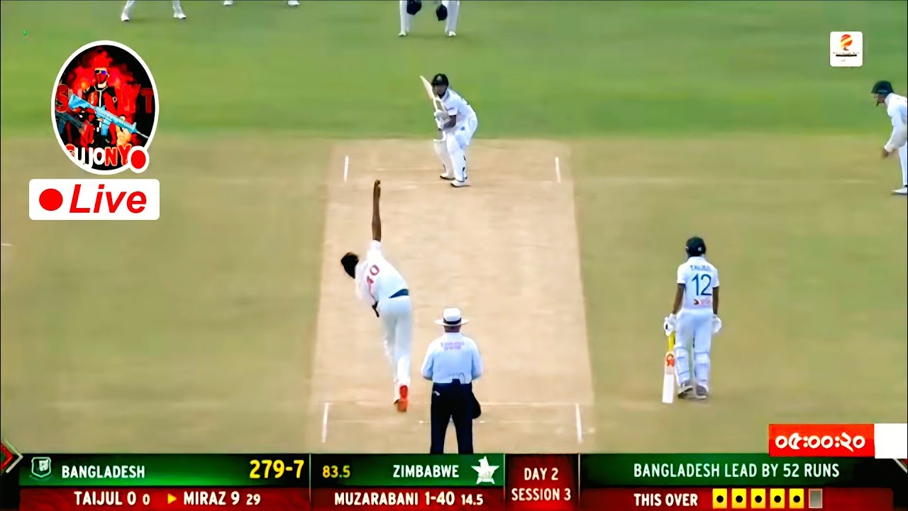 Bangladesh 🆚 Zimbabwe 2nd Test Match Live Stream - YouTube