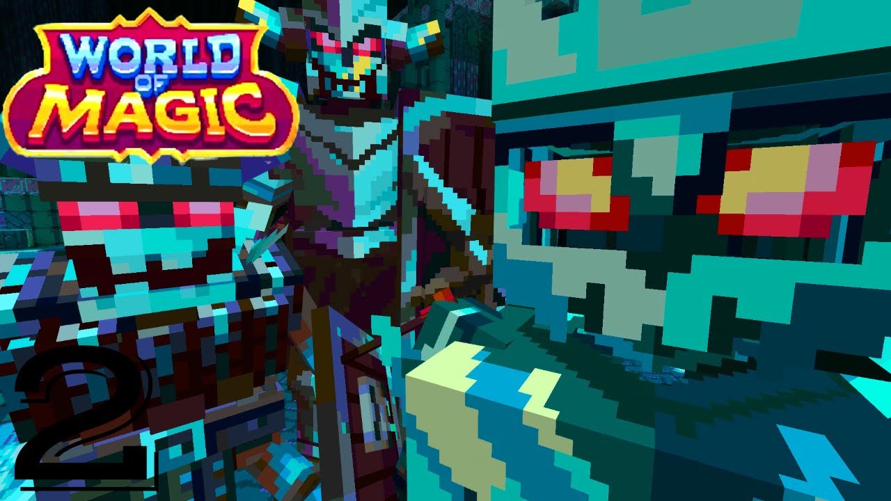 Minecraft: World Of Magic PART 2 - THE ETERNAL WINTER! Crypt Lord Boss ...