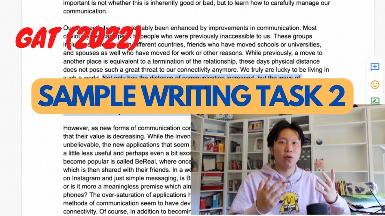GAT 2022 - How to ace Writing Task 2 - YouTube