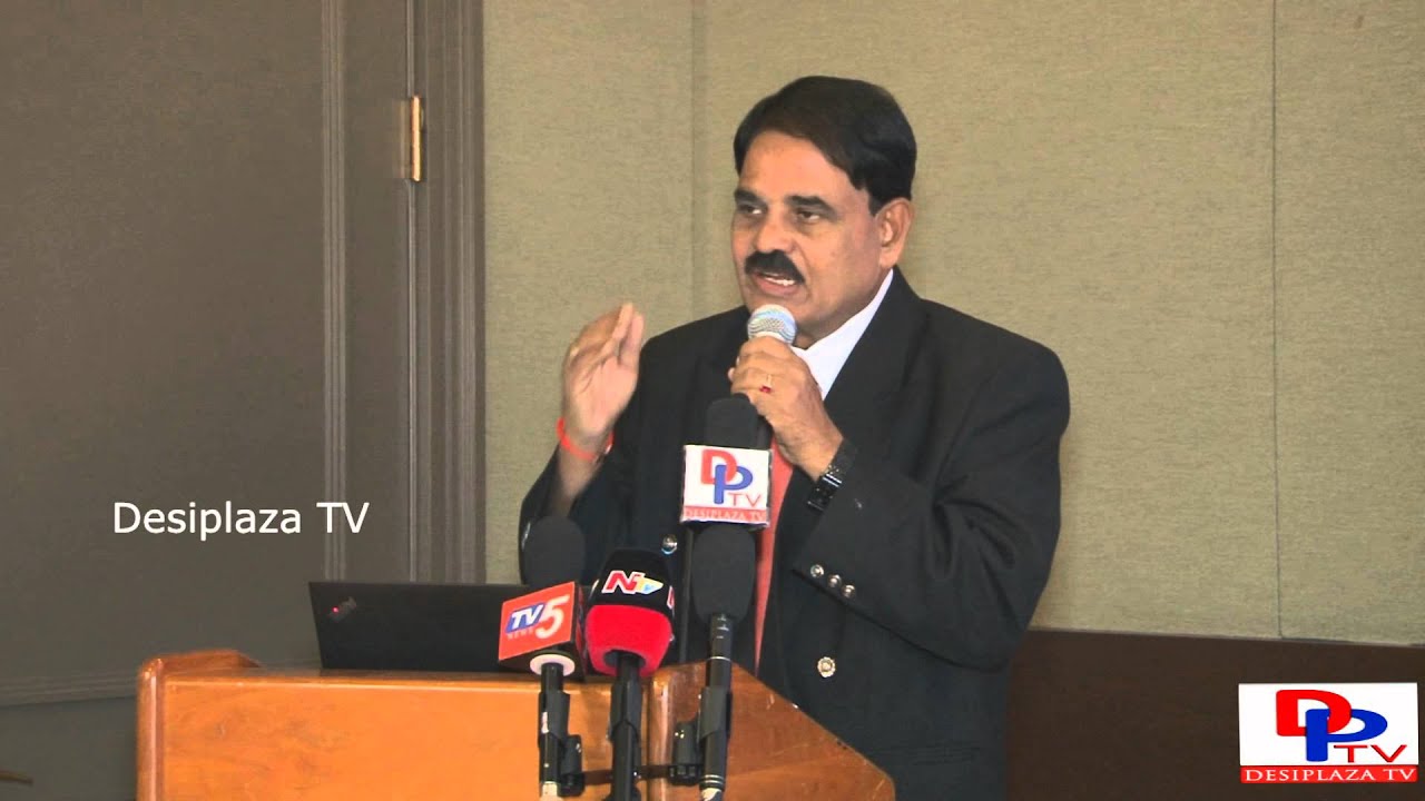 Part 1. Dr. Palle Raghunatha Reddy,IT Minister Andhra Pradesh giving ...