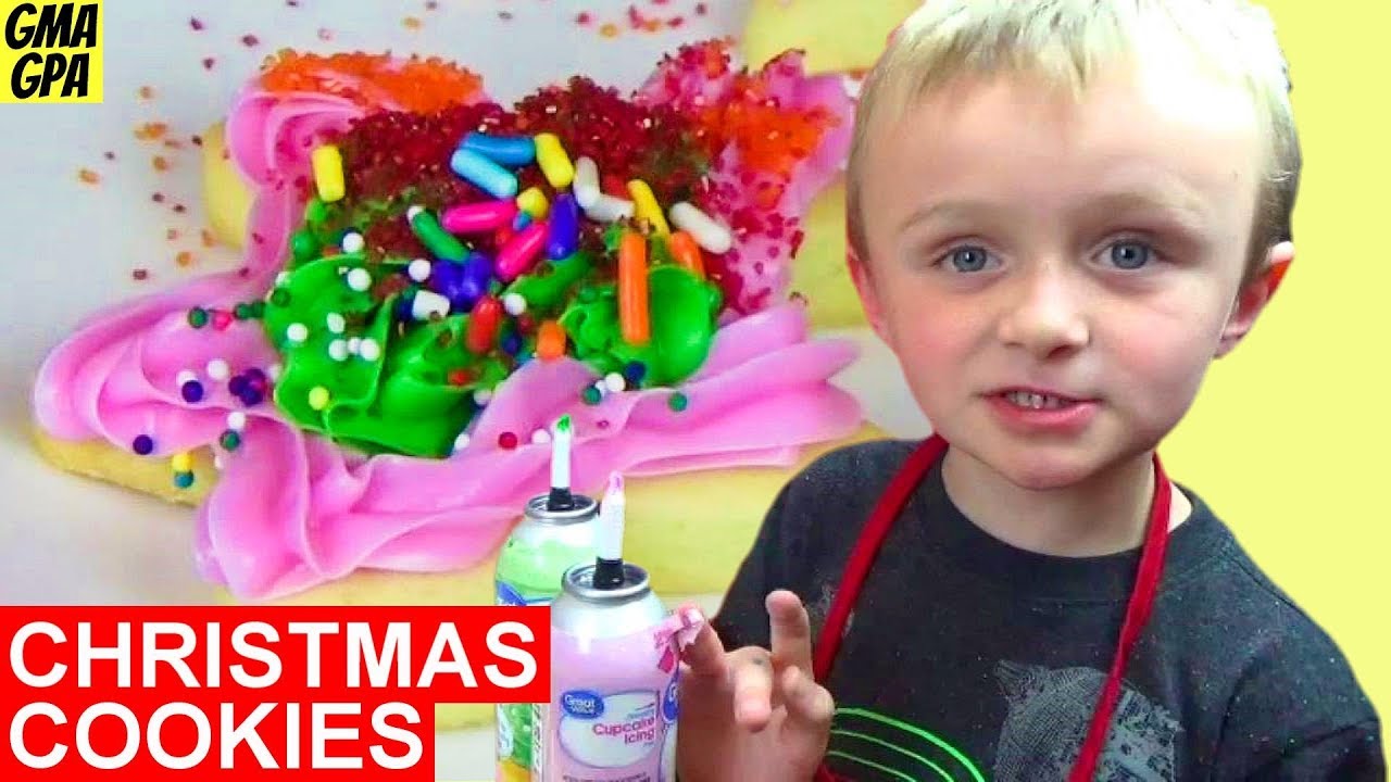Decorating Christmas Sugar Cookies With Grandson On The Cohen & Namaw ...