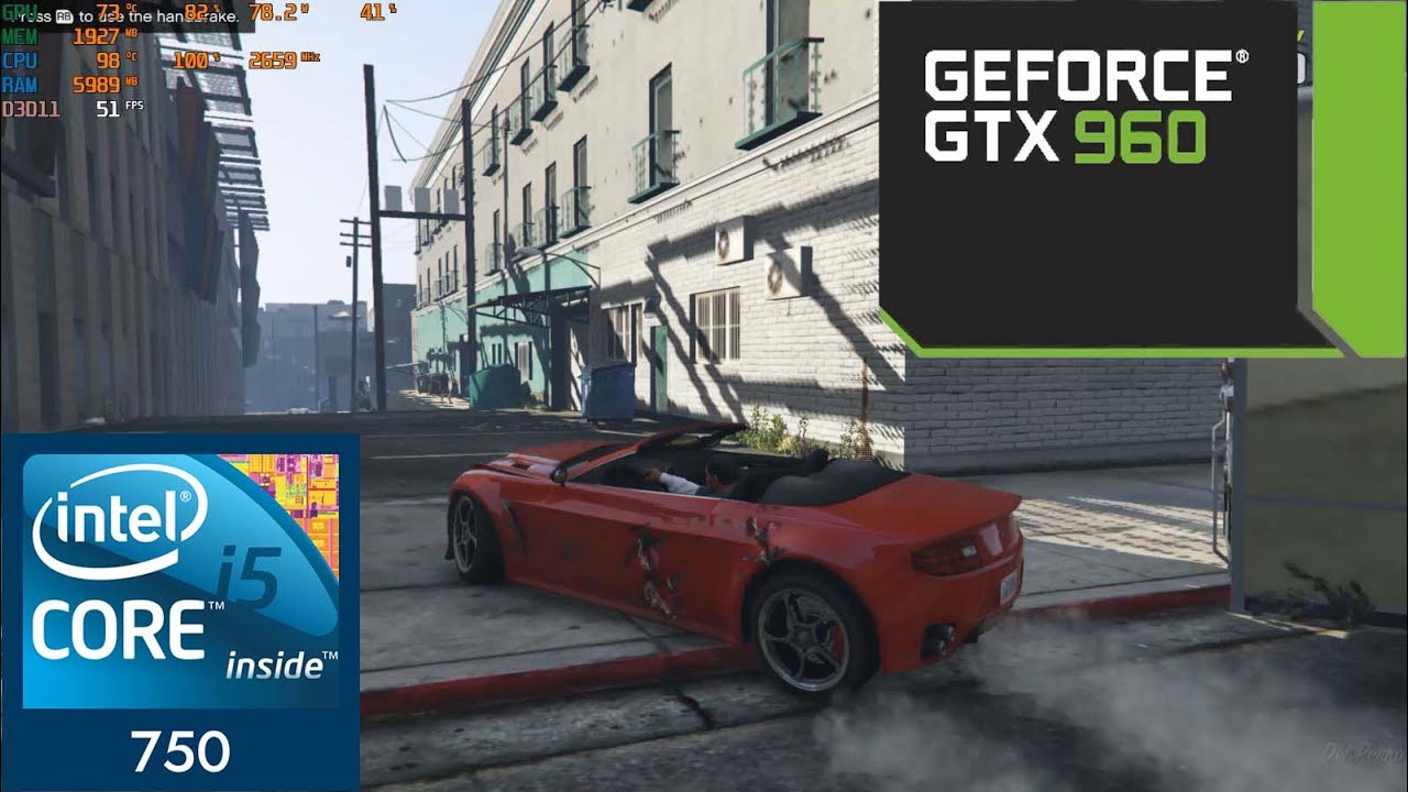 i5 750 GTX 960 GTA V - YouTube