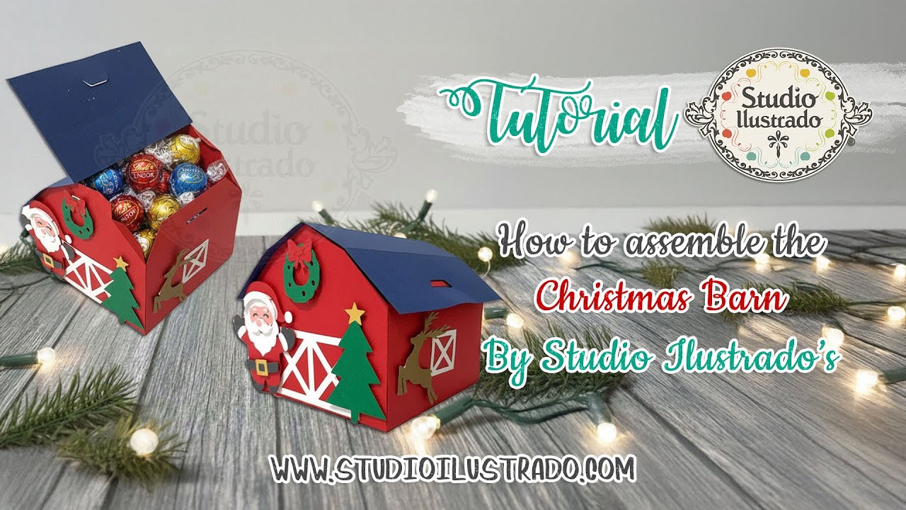 How to assemble the Christmas Barn by Studio Ilustrado | SVG Files for ...