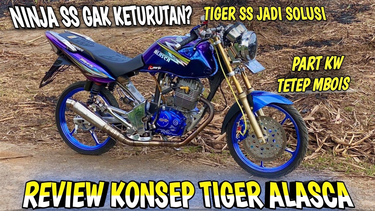 REVIEW HONDA TIGER SS MODIFIKASI SIMPLE | honda tiger modif lampu ninja ...