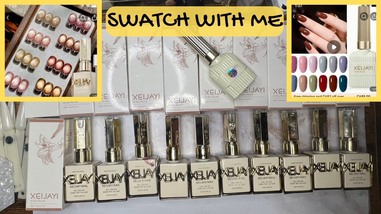 New Xeijayi Gels Two Affordable Collections from Temu Swatching and ...