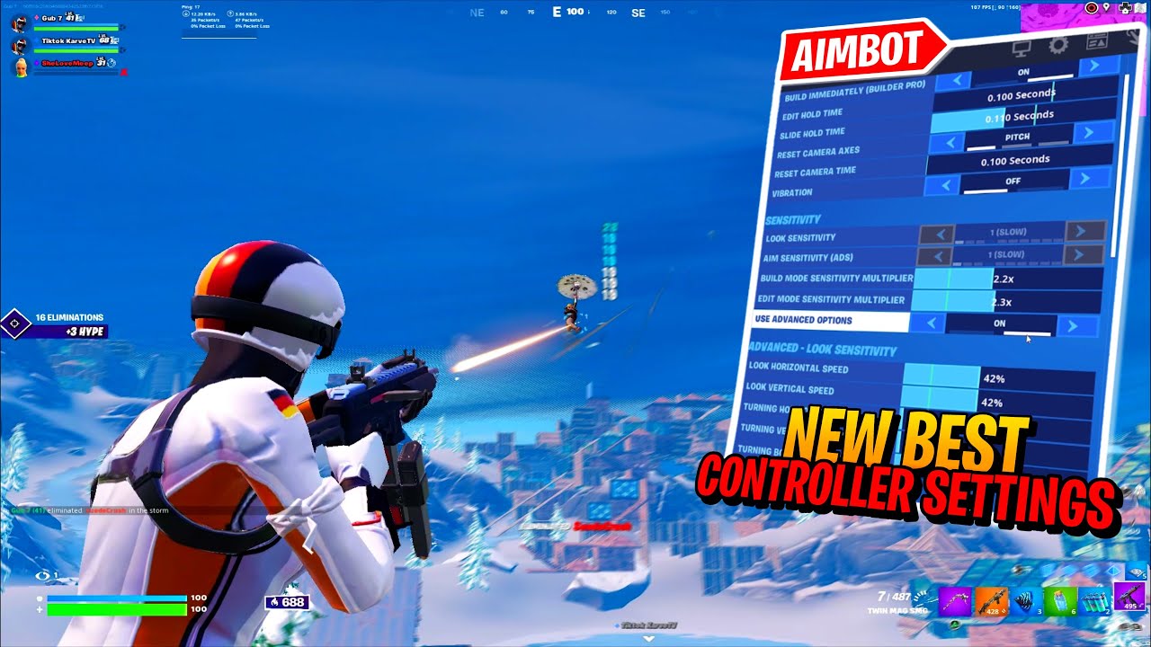 New BEST Controller Fortnite Settings/Sensitivity LINEAR AIMBOT ...