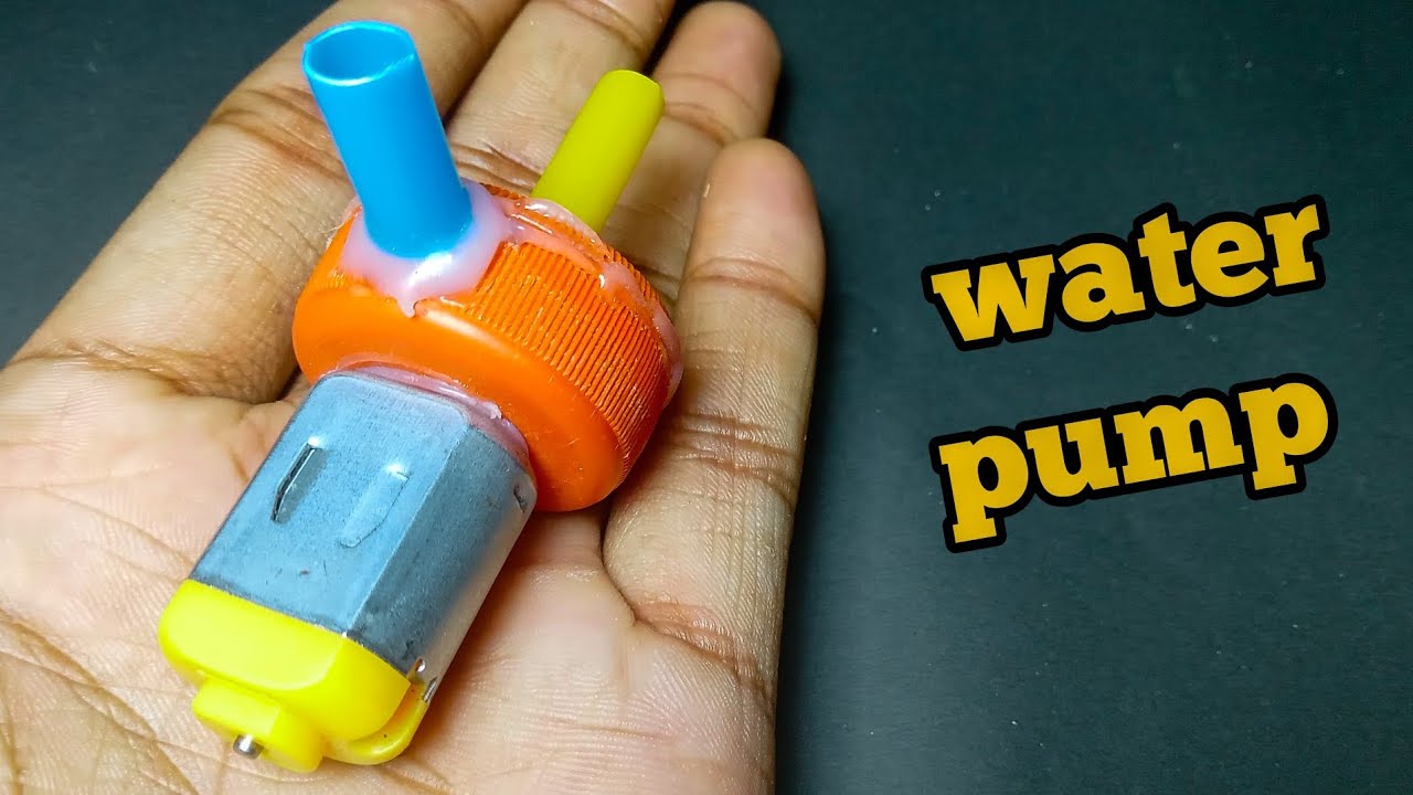 How to make mini water pump at home | High speed mini water pump ...
