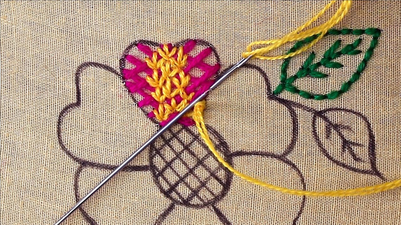 easy traditional hand embroidery designs made with very useful simple ...