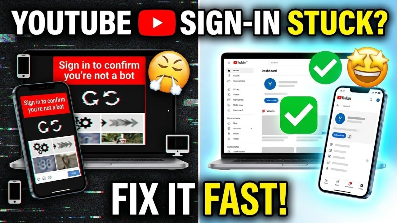 How to fix sign in to confirm you're not a bot problem 2026 - YouTube