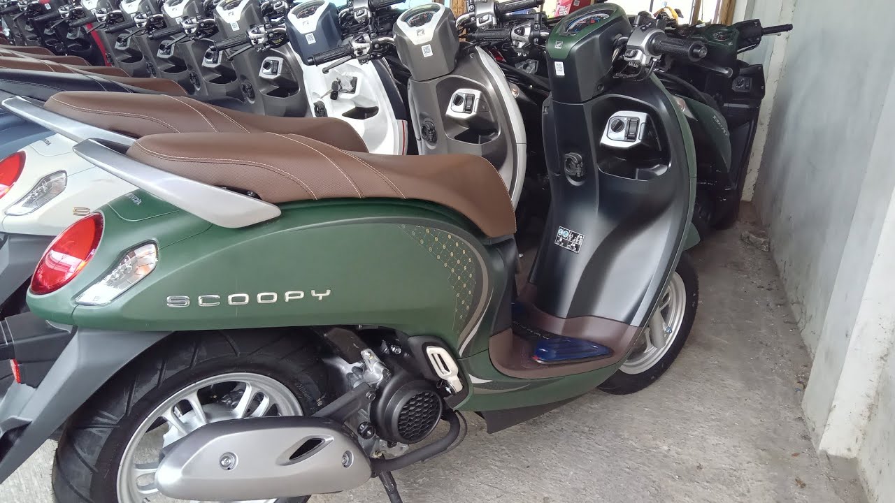 honda scoopy stylish 2024 warna green - YouTube