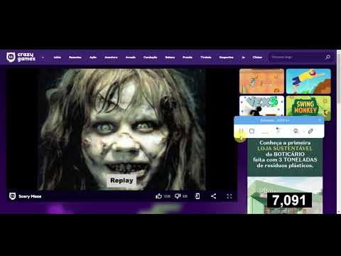 scary maze game / scary prank - speed run 7.09s - (glitchless 100%)
