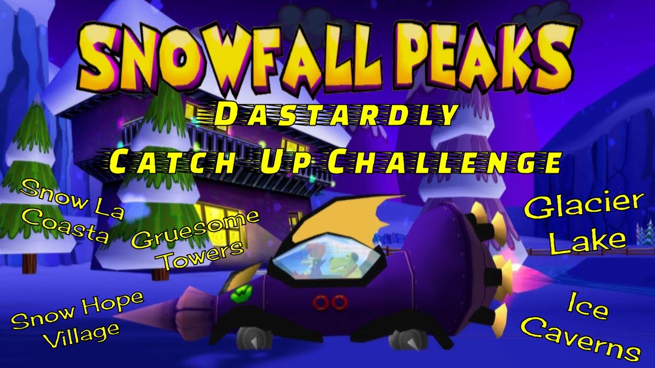 Snowfall Peaks Dastardly Catch-Up Challenge | Wacky Races Starring ...
